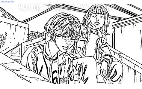 Coloriages Du Jeu De Calmar Coloriages Gratuits Wonder Day