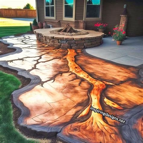 Cómo Hacer que el Concreto Estampado Parezca Madera Ideas Perfectas