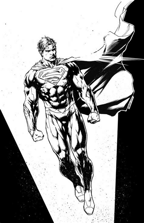 Jason Fabok Superman Art Comic Art Superman