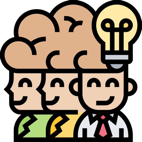 Icono De Idea Genial Meticulous Lineal Color