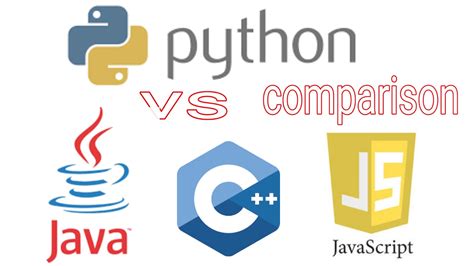 python vs java c javascript and more language comparison