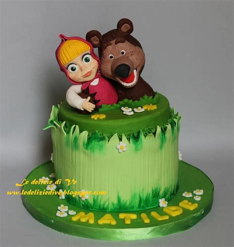 MASHA AND THE BEAR CAKE Decorated Cake By Le Delizie Di CakesDecor