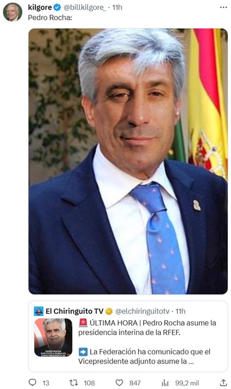 Pedro Rocha Asume La Presidencia Interina De La RFEF