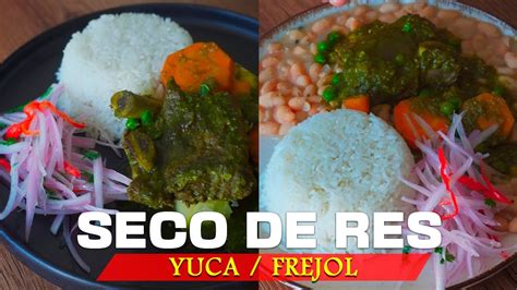 Paso a Paso Cómo hacer Seco de res con frejoles Receta Peruana El