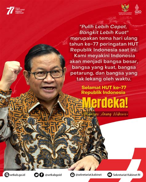 Sekretariat Kabinet Republik Indonesia Pesan Sekretaris Kabinet Ri