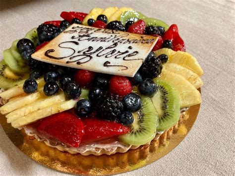 Tarte aux fruits frais de saison Deux Gars dans L Pétrin