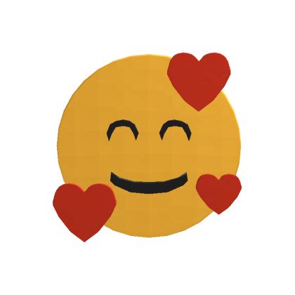 Smiling Face With Hearts Emoji Head Roblox Id Code