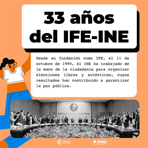 Conmemoramos 33 años de la creación del IFE INE refrendando el