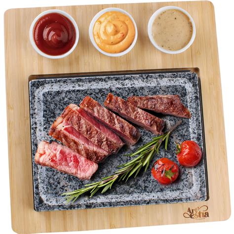 Snapklik Artestia Cooking Stones For Steak Indoor Grill Sizzling