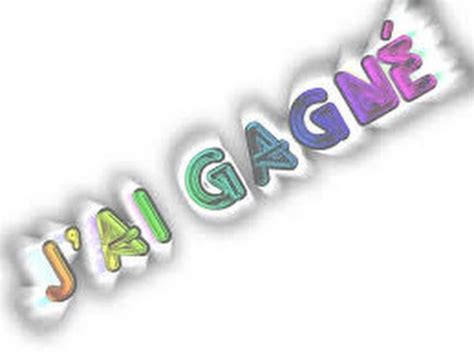 J ai gagné YouTube