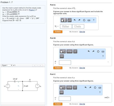 Solved Use The Mesh Current Method To Find The Steady State Chegg