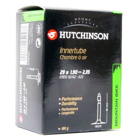 Chambre à air VTT Hutchinson Innertube 29x1 90 2 35 Presta Schrader