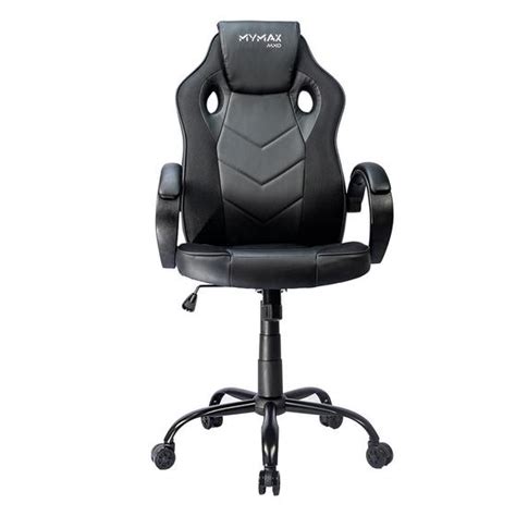 Cadeira Gamer MX0 Giratoria Preto MYMAX Cadeira de Escritório