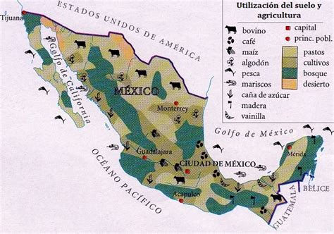 Mapa de México Uso del suelo y del mar Social Hizo