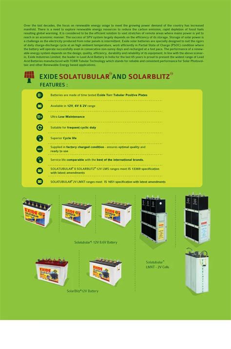 Exide Batteries Sgl Exide Gel Solar Tubular Battery Wholesale