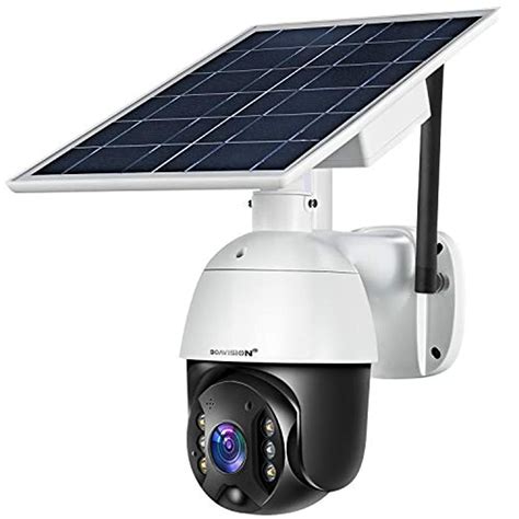 Outdoor Security Camera Solar Powered Battery WiFi Camera Wirefree