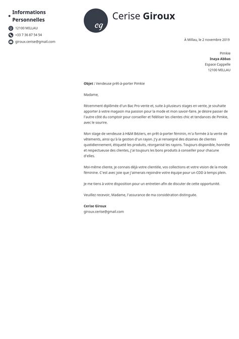 Lettre De Motivation Vendeuse Et Vendeur Exemples Gratuits