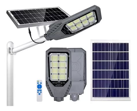 Lampara Led Solar W Luminaria Suburbana Alumbrado Publico