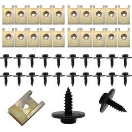 Pi Ces U Clips Et Vis Kit Universal Metal Assortiment Agrafes Et
