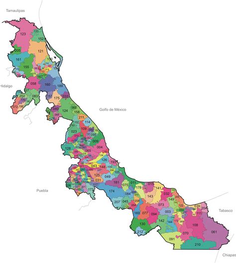 Álbumes 94 Foto mapa de veracruz con municipios y nombres Alta