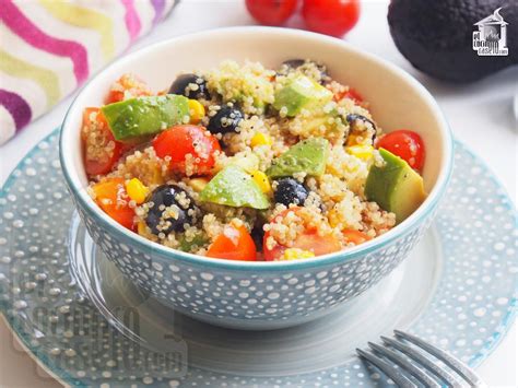 Ensalada De Quinoa Con Aguacate Y Cherrys El Cocinero Casero Ensaladas