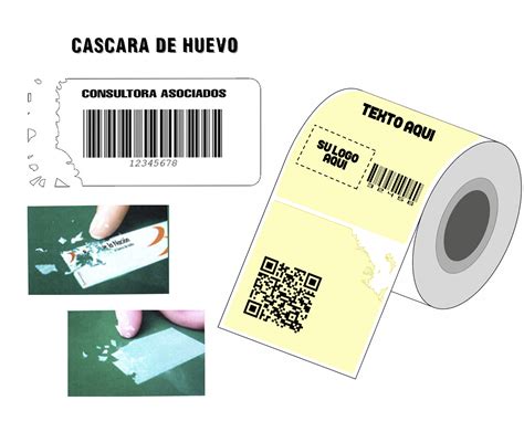 ETIQUETAS EN CÁSCARA DE HUEVO APZ Hologramas y Etiquetas de Seguridad