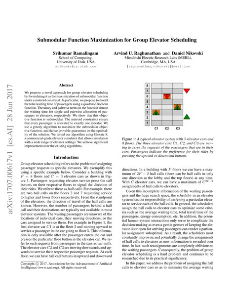 pdf submodular function maximization for group elevator scheduling
