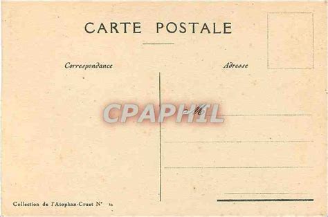 Carte Postale Ancienne Bibliotheque National Xixe Siecle Les