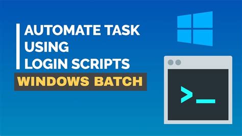 How To Create A Login Batch Scripts Windows YouTube