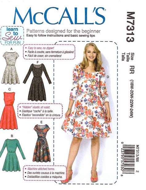 Mccall S Plus Size Dress Patterns