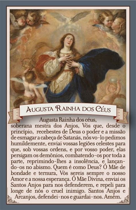 Oração Augusta Rainha dos Céus Santa Filomena St Maria Jesus Images