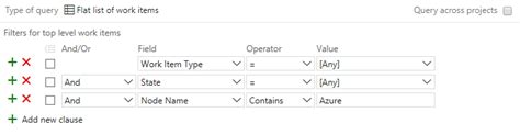 query by area or iteration path in azure boards and azure devops azure boards microsoft docs