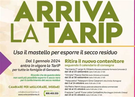 Genzano Per I Rifiuti Arriva La Tarip Il Calendario Di Distribuzione