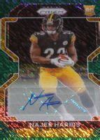 Najee Harris Prizm Rookie Autographs Green Shimmer Psa
