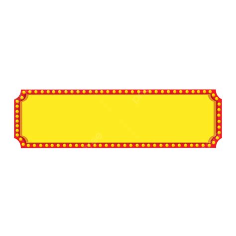 Frame Text Box Vector Art Png Yellow Title Box Text Border Frame The