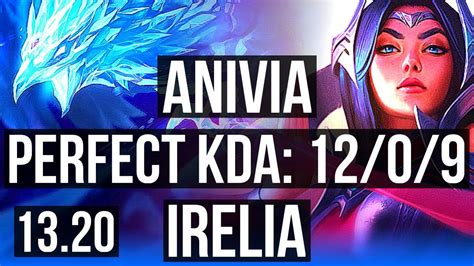 ANIVIA Vs IRELIA MID 12 0 9 2 7M Mastery 2100 Games Legendary