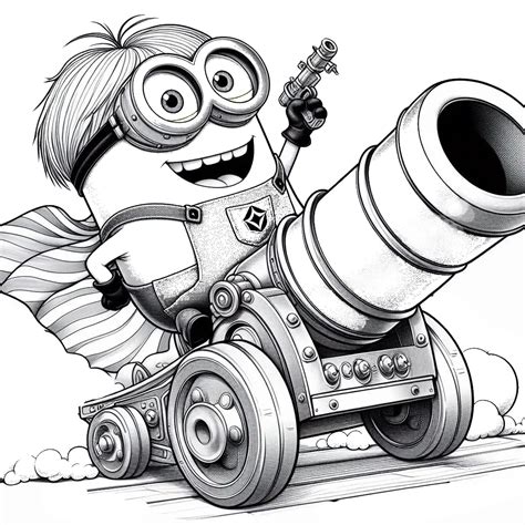 Minion Ausmalbilder kostenlose Malvorlagen für Kinder