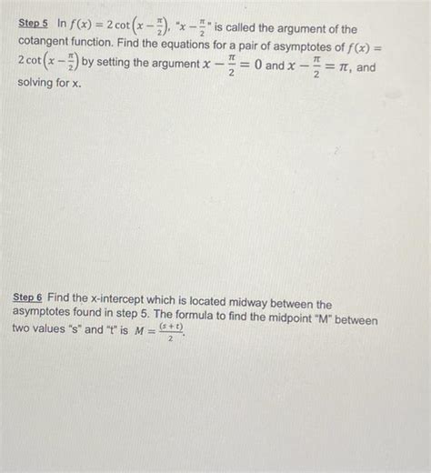 solved 3 sketch 2 periods of the function f x 2cot x−2π