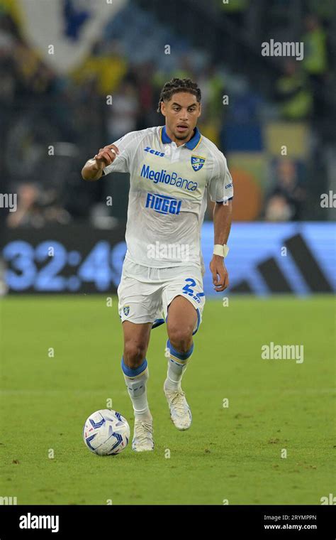 Rome Italy 01 Oct 2023 Anthony Oyono Of Frosinone At The Roma Vs