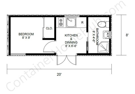 20 Foot Container Floor Plans Transforming Your Space With Efficient