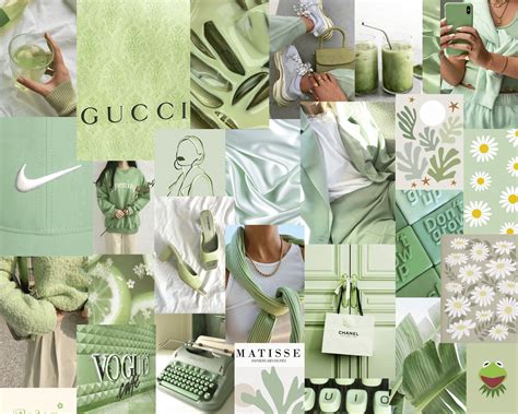 Discover 73 Sage Green Wallpaper Collage In Cdgdbentre