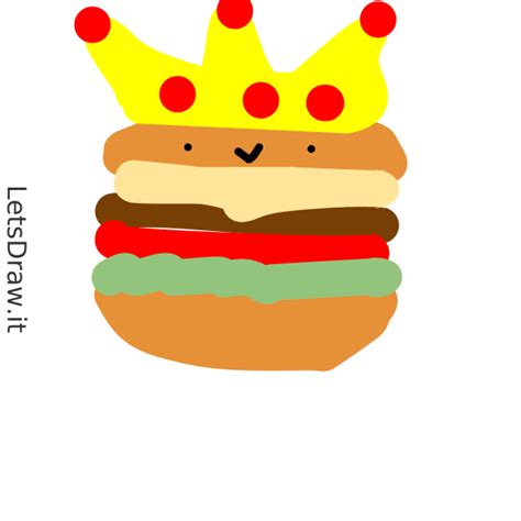 How To Draw Burger King S Aeg Si Png Letsdrawit