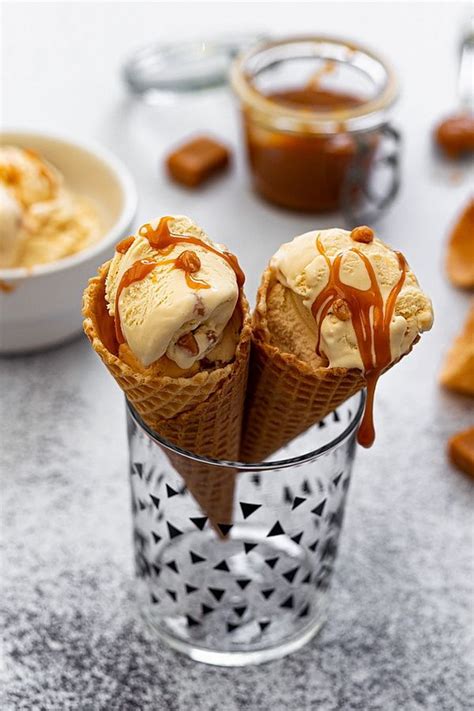 Glace au caramel beurre salé Amandine Cooking