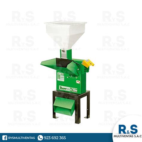 TRAPP TR 500 Triturador Organico SIN MOTOR RyS Multiventas