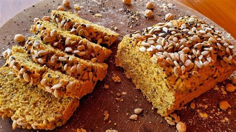 PAN Con HARINA DE GARBANZO Sin Gluten Y Vegano YouTube