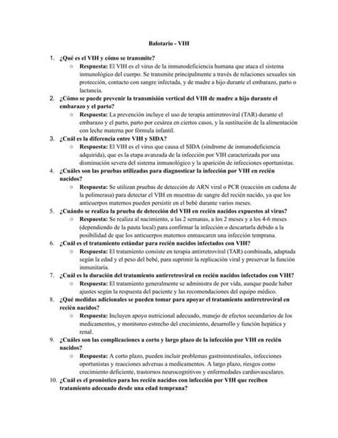 Balotario VIH Linda Milena León Gómez uDocz