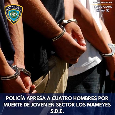 Policía apresa a cuatro hombres por muerte de joven en sector Los