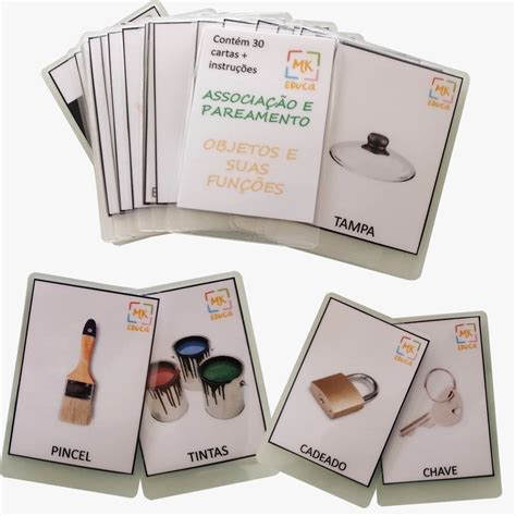 Associa O E Pareamento Objetos E Suas Fun Es Mk Educa