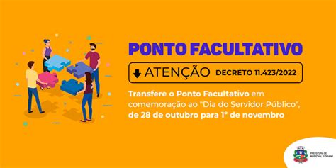 Prefeitura De Marechal Floriano Transfere Ponto Facultativo Do Dia Do