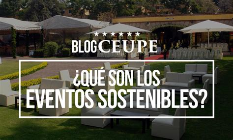 Qué son los eventos sostenibles
